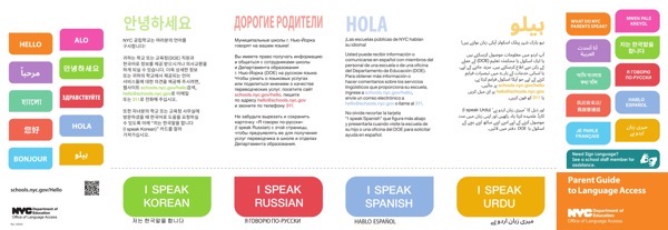 DOE's language access (translation & interpretation) service - Q300 PTA